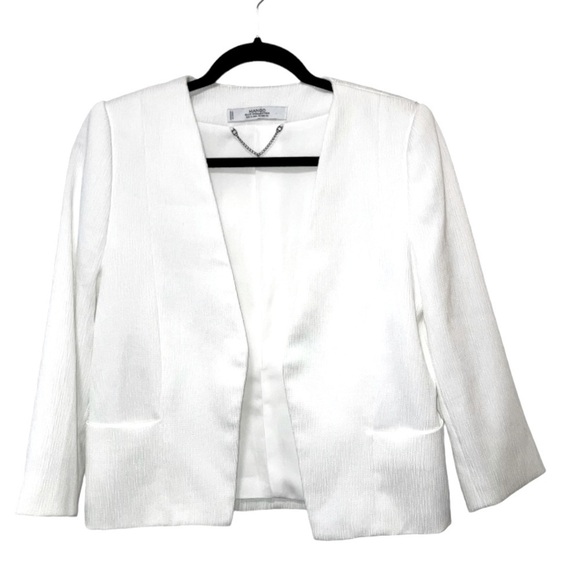 Mango | Jackets & Coats | Mango Suit Collection Cropped Blazer | Poshmark